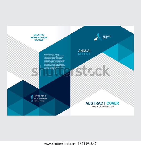 Cover Design Creative Layout Companys Annual Stock Vector (Royalty Free ...