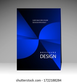 Cover Design Modern Blue Background Cover Stock Vector (Royalty Free ...