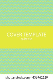 Cover Design Template A4 Size Modern Stock Vector (Royalty Free ...
