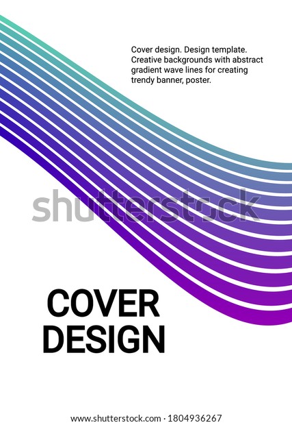Cover Design Design Template Creative Backgrounds Stock Vector (Royalty ...