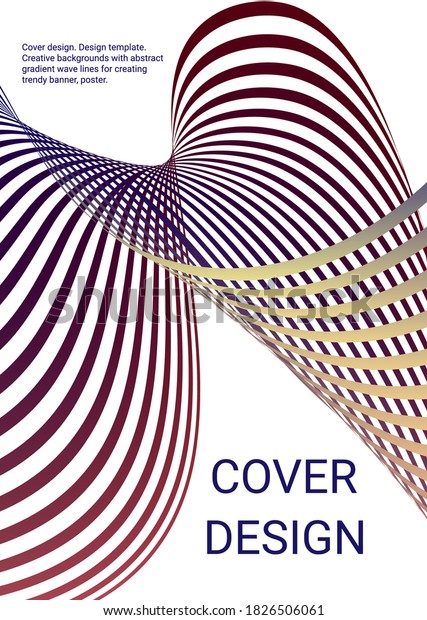Cover Design Design Template Creative Backgrounds Stock Vector (Royalty ...
