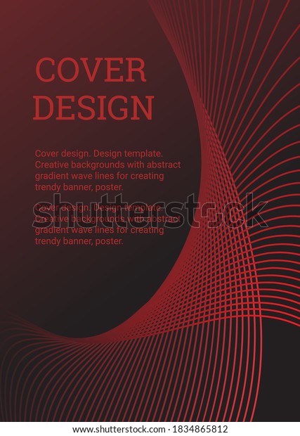 Cover Design Design Template Creative Backgrounds Stock Vector (Royalty ...