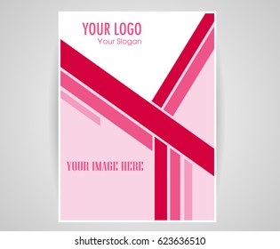 Cover Layout Design Template Book Cover Stock Vector (Royalty Free ...