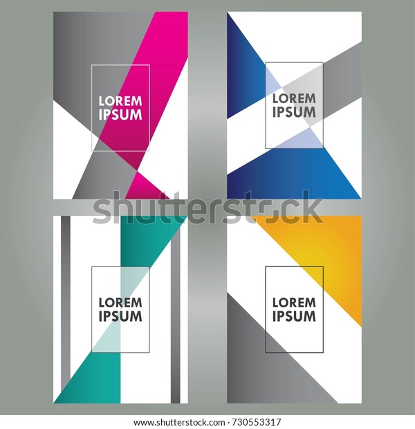 Cover Page Stock Vector (Royalty Free) 730553317 | Shutterstock