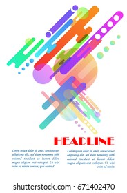 Cover Page Abstract Design Stock Vector (Royalty Free) 671402470 ...