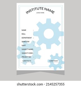 Cover Page a Creative Professional Graphic Stock Vector (Royalty Free ...