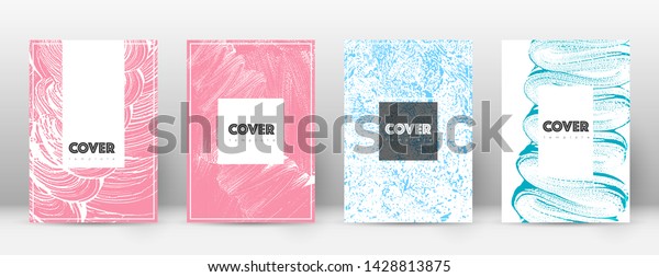 Cover Page Design Template Hipster Brochure Stock Vector (Royalty Free ...
