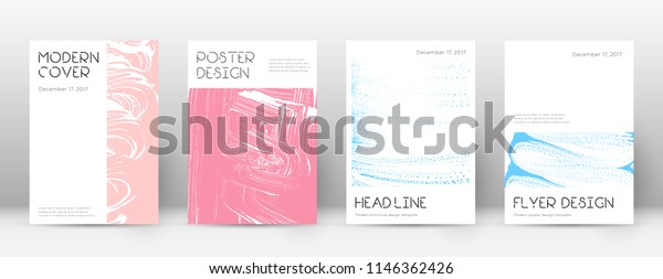 Cover Page Design Template Minimal Brochure 스톡 벡터(로열티 프리) 1146362426 ...