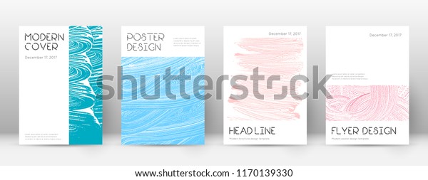 Cover Page Design Template Minimal Brochure 스톡 벡터(로열티 프리) 1170139330 ...
