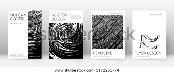 Cover Page Design Template Minimal Brochure Stock Vector (Royalty Free ...