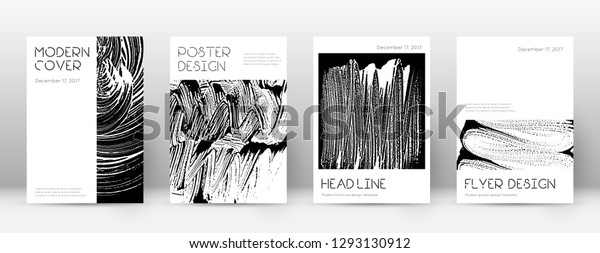 Cover Page Design Template Minimal Brochure Stock Vector (Royalty Free ...