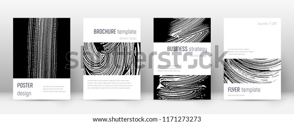 Cover Page Design Template Minimalistic Brochure Stock Vector (Royalty ...