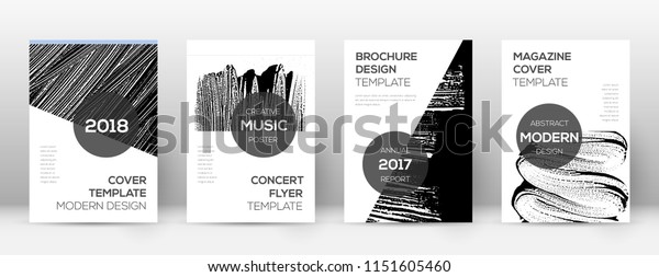 Cover Page Design Template Modern Brochure Stock Vector (Royalty Free ...