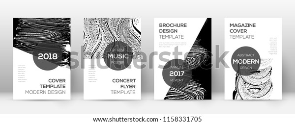 Cover Page Design Template Modern Brochure Stock Vector (Royalty Free ...