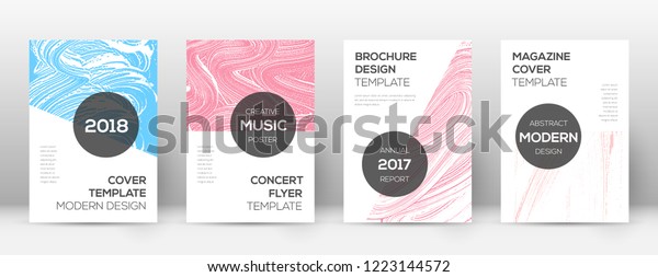 Cover Page Design Template Modern Brochure Stock Vector (Royalty Free ...