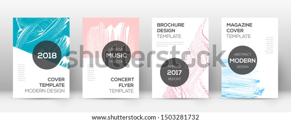 Cover Page Design Template Modern Brochure Stock Vector (Royalty Free ...