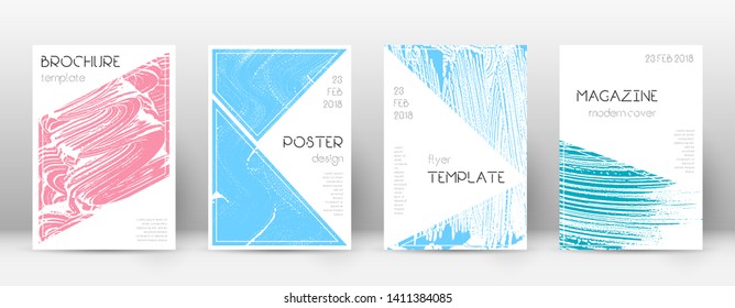 Cover Page Design Template Triangle Brochure Stock Vector (Royalty Free ...