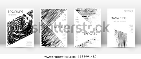 Cover Page Design Template Triangle Brochure Stock Vector (Royalty Free ...