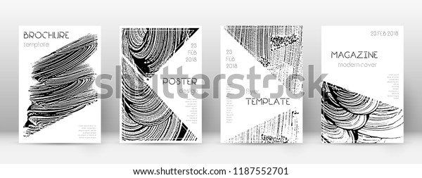 Cover Page Design Template Triangle Brochure Stock Vector (Royalty Free ...