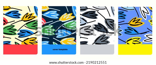 Cover Page Vector Templates Based On Stock Vector (Royalty Free ...