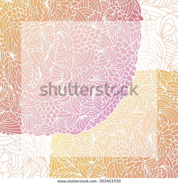 Cover Placard Card Invitation Hand Drawn Stock Vector (Royalty Free) 303461930 | Shutterstock