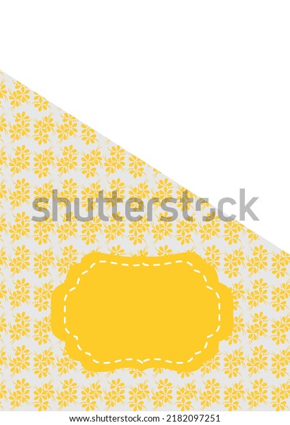 Cover Poster Banner A4 Size School Stock Vector (Royalty Free ...