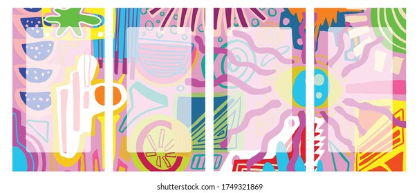 Cover Poster Design Summer Template Posm Stock Vector (Royalty Free ...