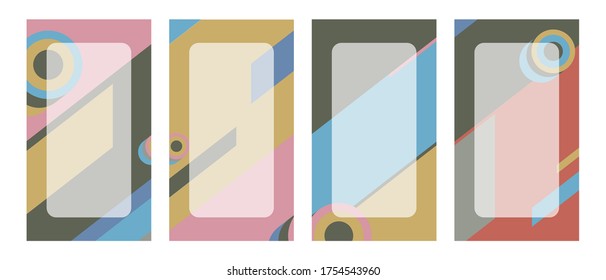 Cover Poster Design Template Posm Trendy Stock Vector (Royalty Free ...