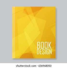 Cover Report Abstract Orange Background Vector Stock Vector (Royalty ...