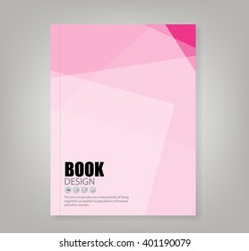 Cover Report Pink Abstract Background Vector Stock Vector (Royalty Free ...