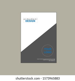 Cover Template Company Profile Background Book Stock Vector (Royalty ...