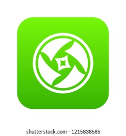 Covered Objective Icon Digital Green Any Stock Vector (Royalty Free ...