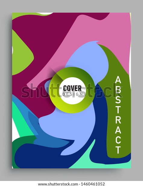 Covers Template Abstract Modern Design Colorful Stock Vector (Royalty ...