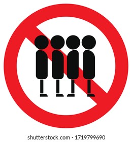 Covid19 Prevention Advice Do Not Stay Stock Vector (Royalty Free ...