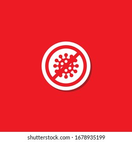 Covid19 Vector Stickers Do Not Pass Stock Vector (Royalty Free ...