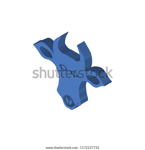 Cow Isometric Left Top View 3d: เวกเตอร์สต็อก (ปลอดค่าลิขสิทธิ์ ...