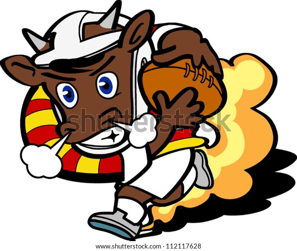 Cow Rugby Stock Vector (Royalty Free) 112117628 | Shutterstock