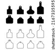 192 Cow Ear Tag Stock Vectors and Vector Art | Shutterstock