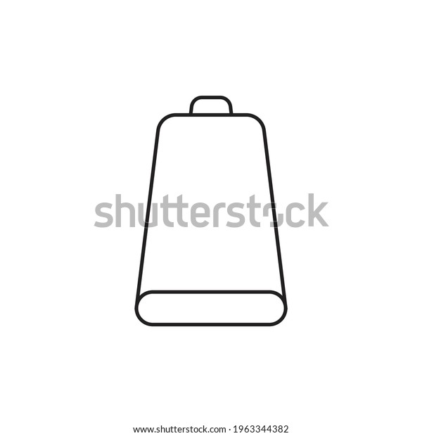 Cowbell Instrument Icon Design Vector Illustration Stock Vector ...