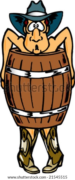 Cowboy Barrel Stock Vector (Royalty Free) 21545515 | Shutterstock