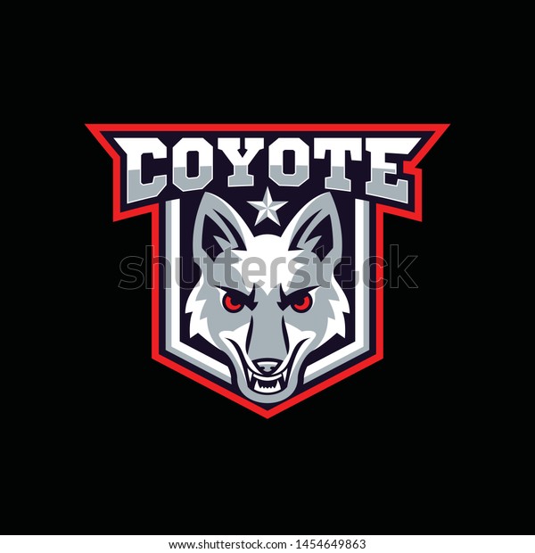 Coyote E Sport Logo Head Coyote Stock Vector (Royalty Free) 1454649863 ...