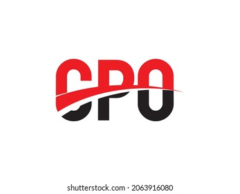 Cpo Letter Initial Logo Design Vector Stock Vector (Royalty Free ...