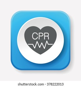 Cpr Icon Stock Vector (Royalty Free) 441402181 | Shutterstock