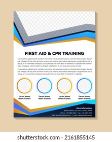 34 First aid training brochure Images, Stock Photos & Vectors ...