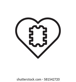 Cpu Heart Icon Illustration Isolated Vector Stock Vector (Royalty Free ...