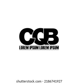 Cqb Letter Monogram Logo Design Vector: เวกเตอร์สต็อก (ปลอดค่าลิขสิทธิ์ ...