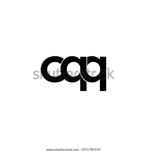 Cqq Letter Original Monogram Logo Design Stock Vector (Royalty Free ...