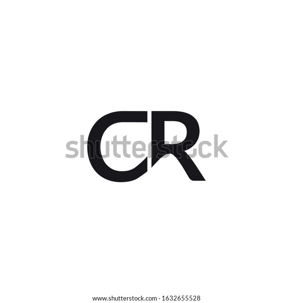 Cr Letter Brand Logo Vector Stock Vector (Royalty Free) 1632655528 ...