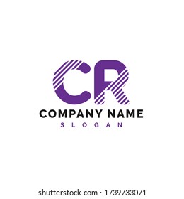 Cr Letter Logo Design Cr Letter Stock Vector (Royalty Free) 1739733071 ...