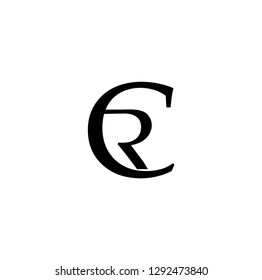 Cr Letter Vector Logo Stock Vector (Royalty Free) 1292473840 | Shutterstock